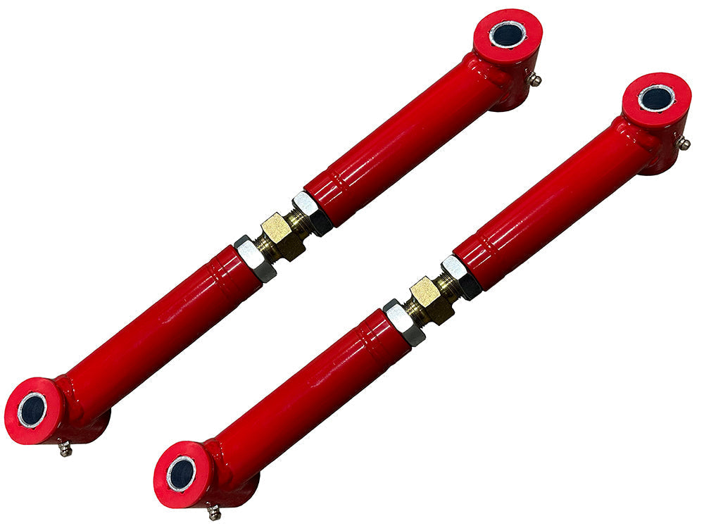 SS Sedan Rear Toe Rods 2014-2017 (Adjustable) Red – Suspension Engineering