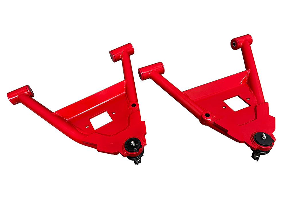 Silverado & Sierra 2" Drop Front Lower A-Arms | 2007-2013 (Red ...
