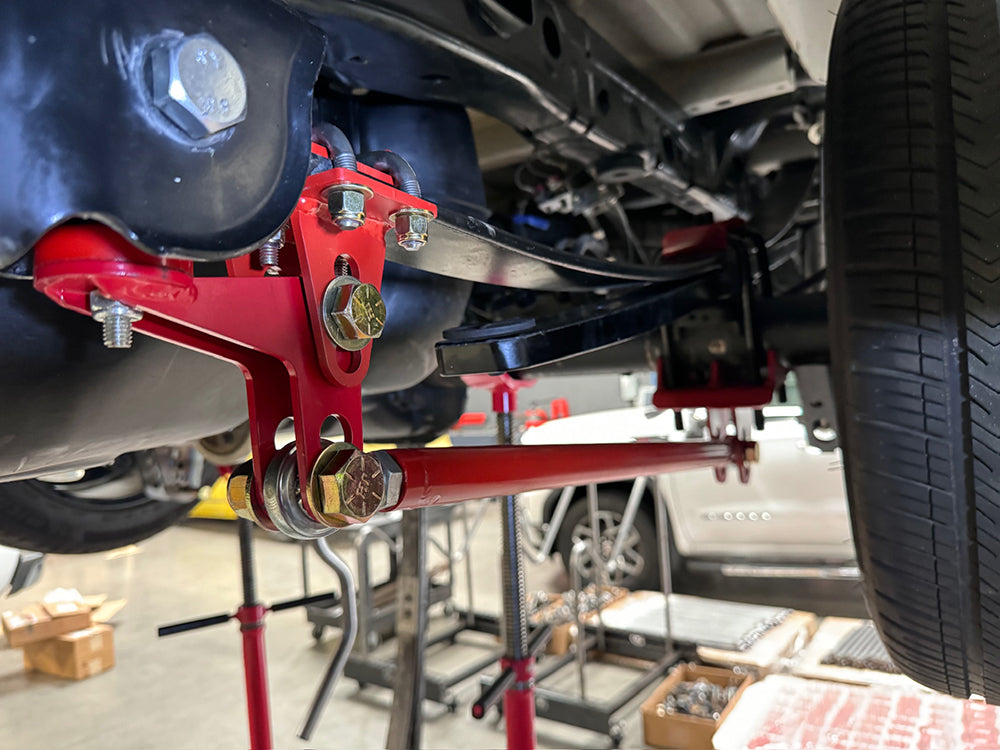 F150 Traction Bars 2015-2024 (Standard Axle Position) Red – Suspension ...